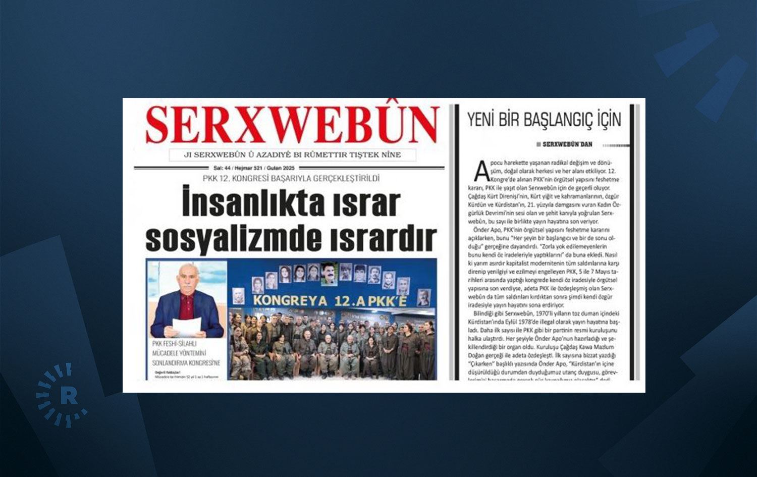 PKK’nın yayın organı Serxwebûn kapandı